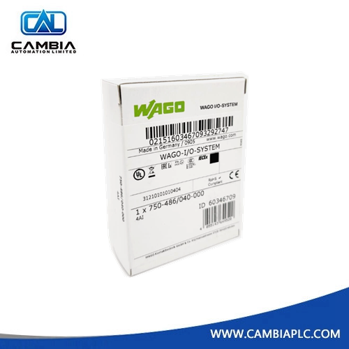 Original and New WAGO 750-486 4-channel analog input, 0/4 - 20 mA - Buy ...